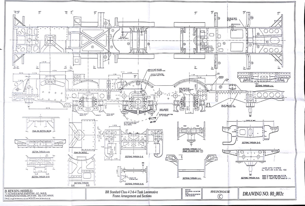 BR STD Class 4 Tank 80000: Frame Arrangement Drawing – Steam Workshop ...