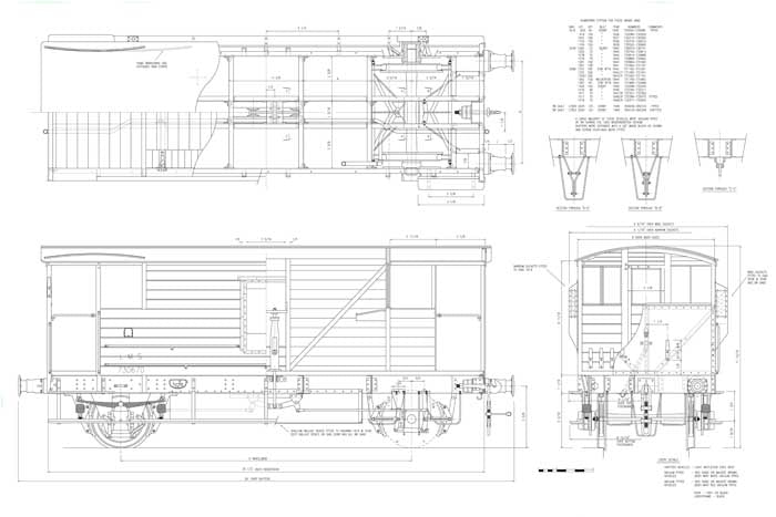 Wagons: LMS Standard Brake Van Drawing – Steam Workshop Stores